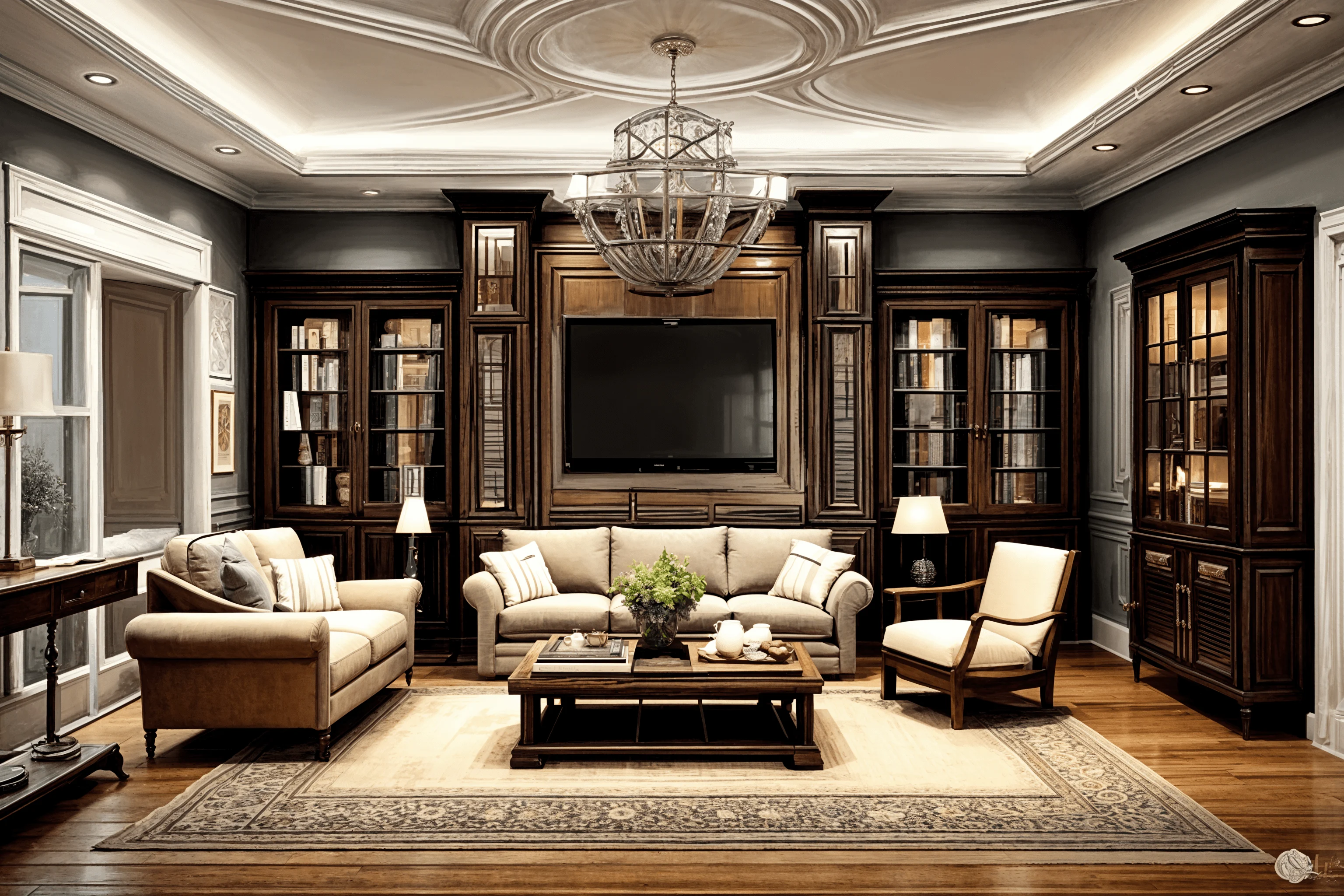 New Classical Interior Design - Vizualize AI